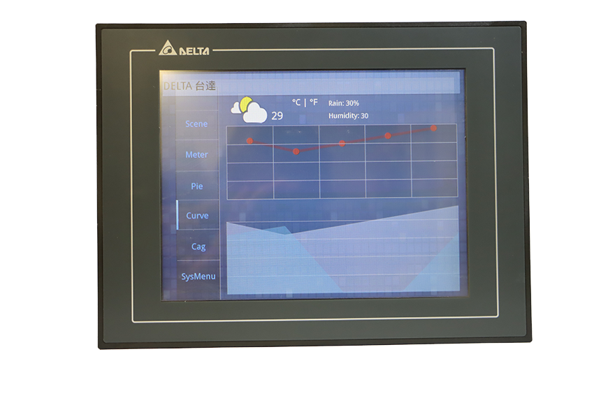 DOP-110CG HMI DOP-100 10'', 3 Ports