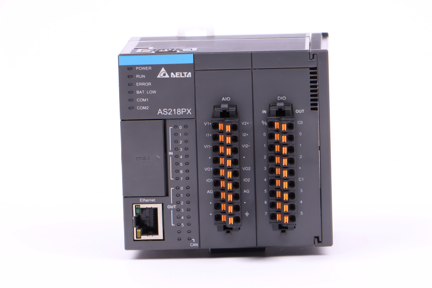 AS218PX-A AS PLC CPU 8 DI, 6 DO, 2 AI, 2 AO, transistor PNP, ethernet