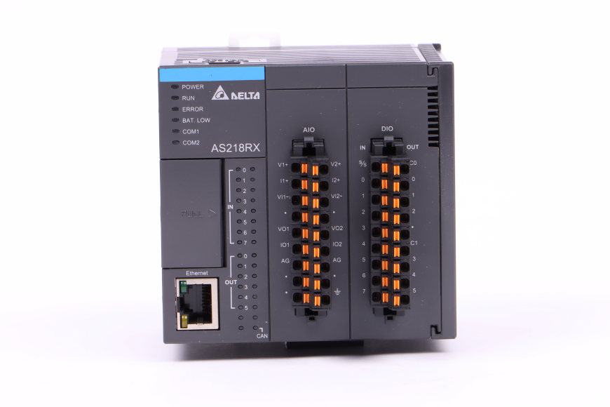 AS218RX-A AS PLC CPU 8 DI, 6 DO, 2 AI, 2 AO, relais, ethernet