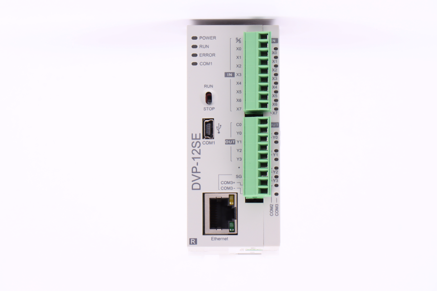 DVP12SE11R Delta DVP-SE PLC CPU 8 DI, 4 DO relais
