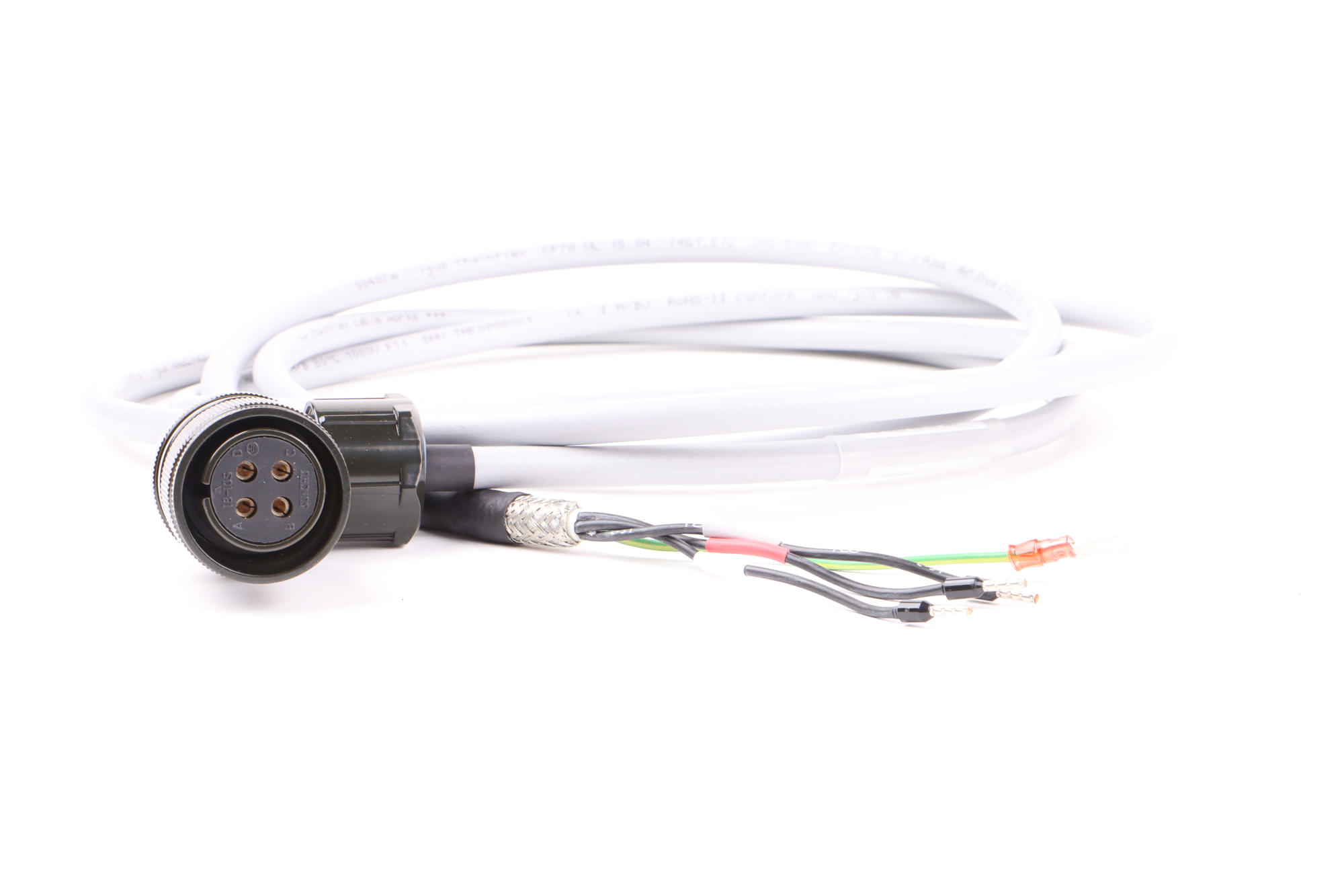 MS-B3-01-XXX-A Motor cable B3, frame 100 to 130