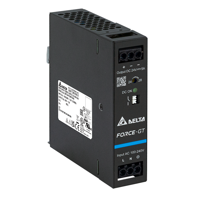 DRF-24V120W1GBA Delta DC power supply Force-GT 24 Vdc, 5 A, 120 W