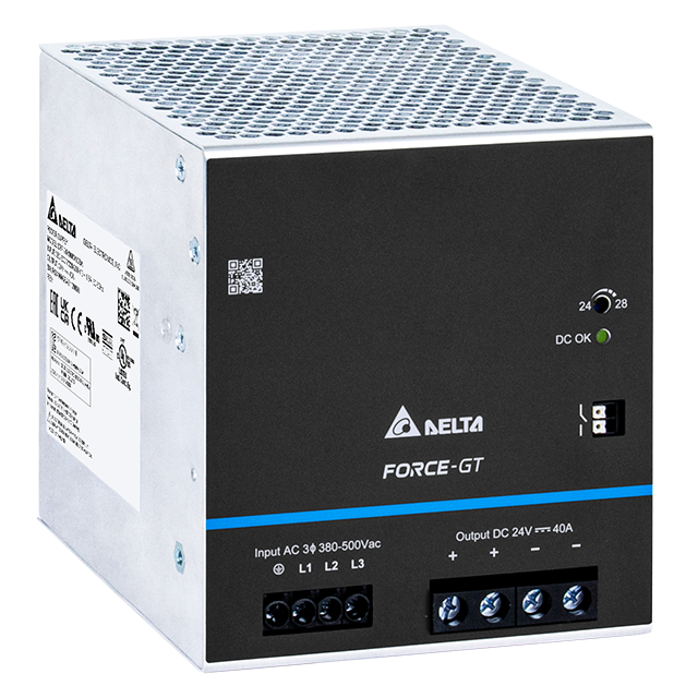 DRF-24V960W3GBA Delta DC power supply Force-GT 24Vdc, 40A, 960W