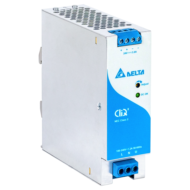DRP-24V100W1NN Delta DC power supply CliQ 24 Vdc, 3.8 A, 91 W
