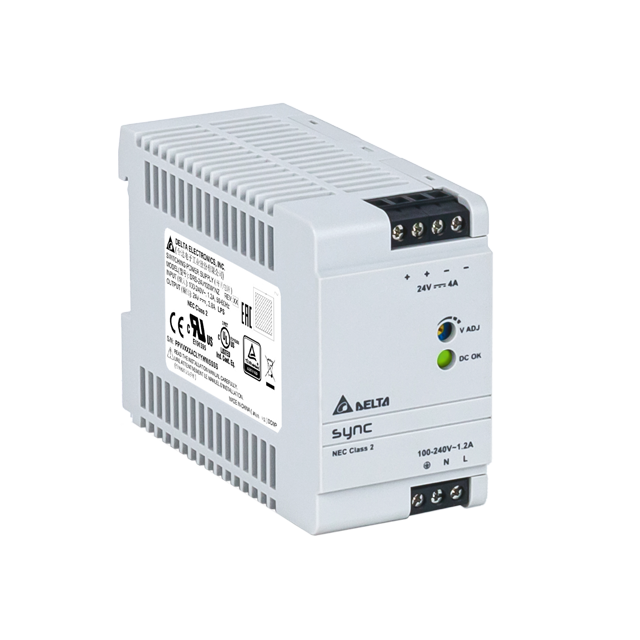 DRS-24V100W1NZ Delta DC Power Supply Sync 24 Vdc, 3.8 A, 100 W